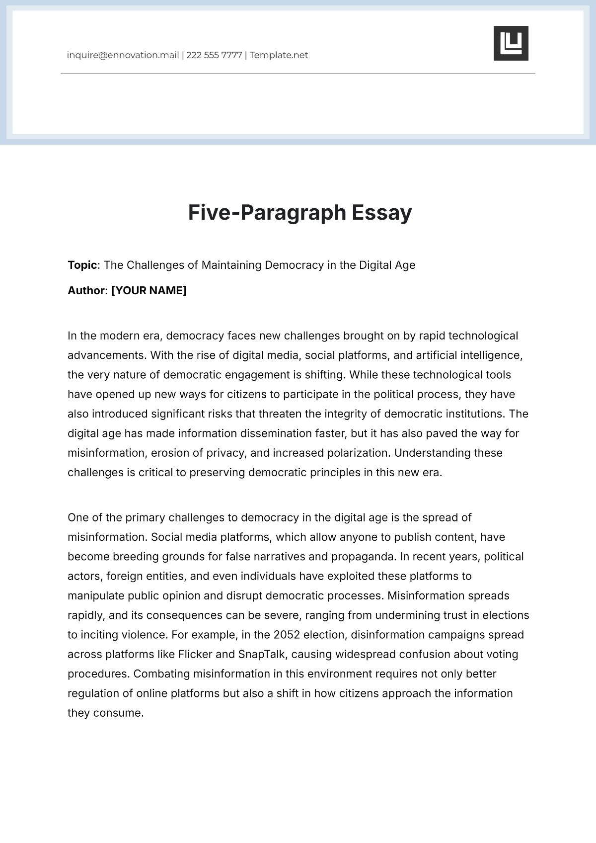 Free Narrative Essay Templates Editable And Printable Free Narrative Essay Templates Editable And Printable