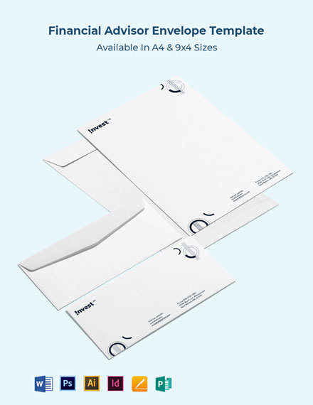Simple IT & Software Envelope Template - Word | PSD | InDesign | Apple ...