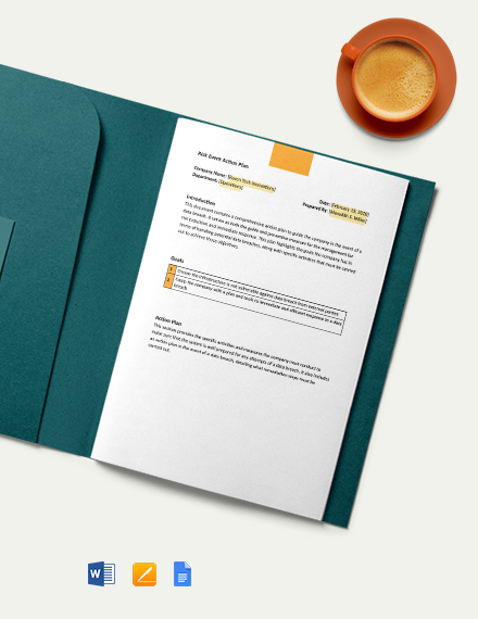 Risk Management And Mitigation Plan Template - Google Docs, Word, Apple ...