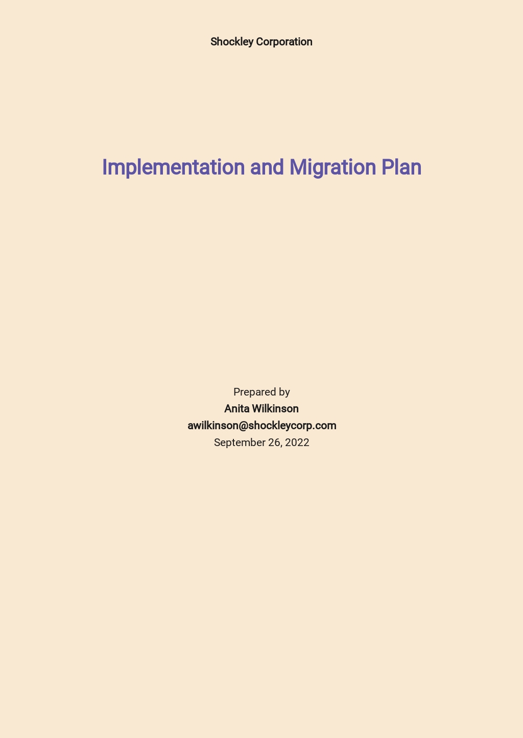 Program Implementation Plan Template - Google Docs, Word, Apple Pages ...