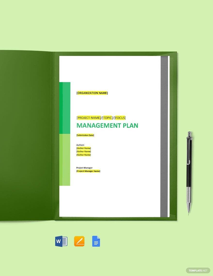 FREE Configuration Management Plan Template Download In Word Google