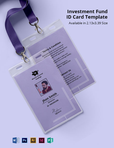 Investment Fund Business Card Template - Word | PSD | InDesign ...