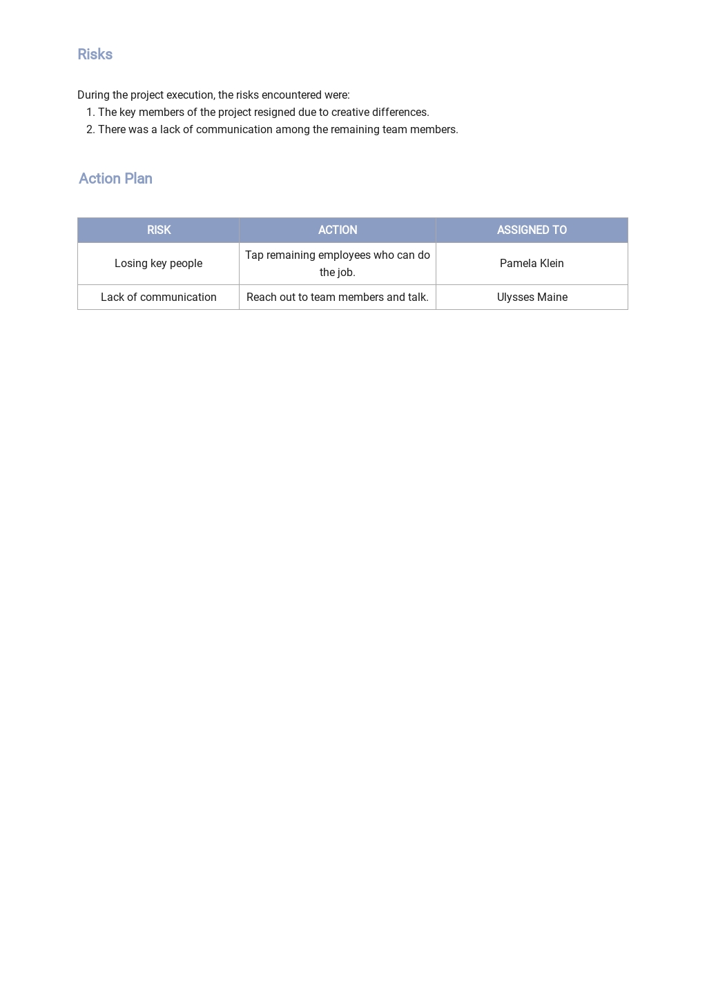 IT Status Report Template in Google Docs, Word | Template.net