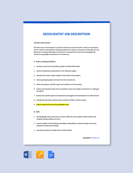 FREE Geoscientist Cover Letter Template - Word | Google Docs | Apple ...