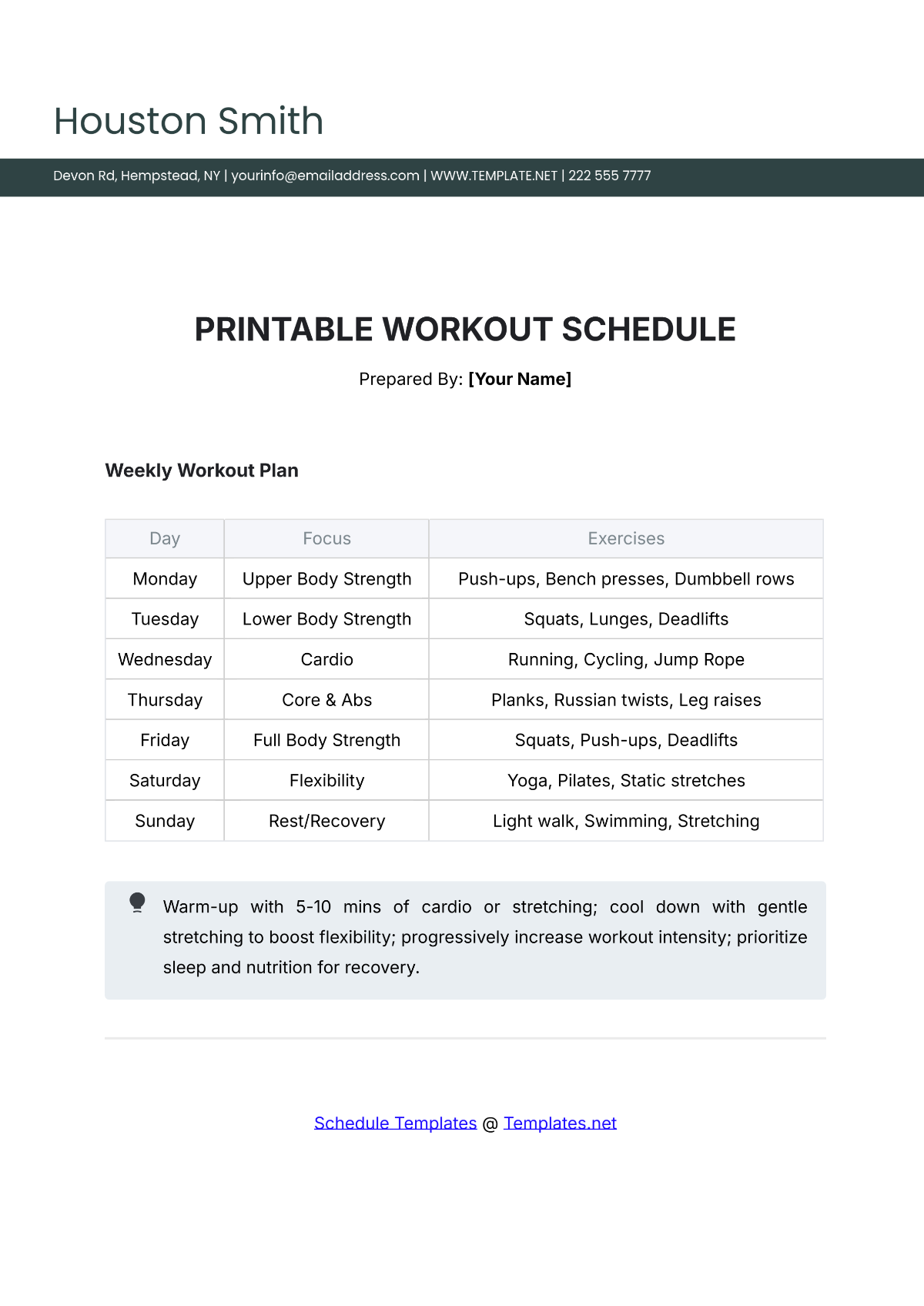 Free Sports Practice Schedule Template To Edit Online Free Sports Practice Schedule Template To Edit Online