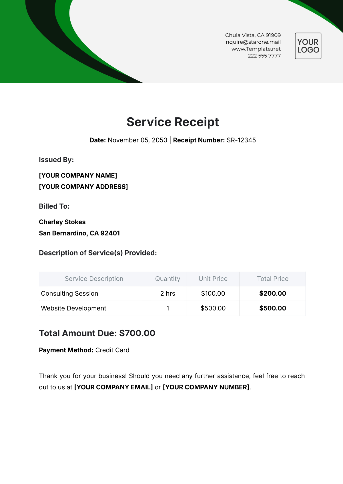 Free AI Receipt Generator Free Receipt Maker Online