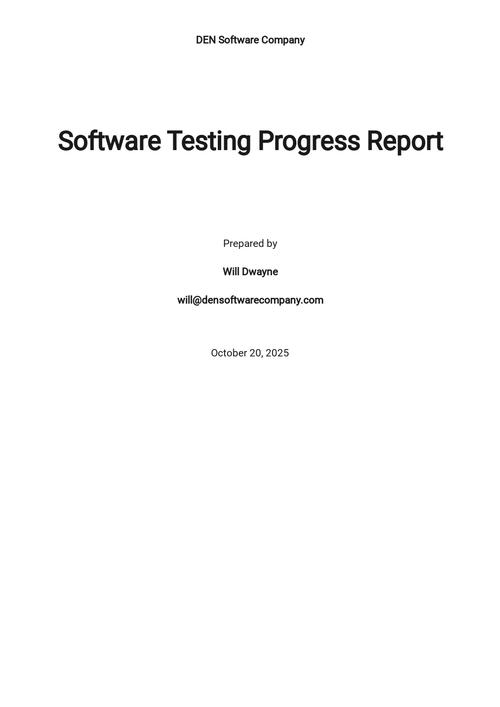 39 Free It And Software Report Templates [edit And Download]