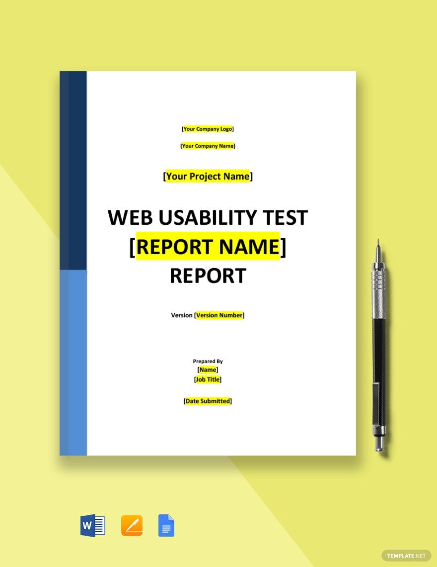 FREE Test Report Template Download In Word Google Docs PDF Apple FREE Test Report Template Download In Word Google Docs PDF Apple