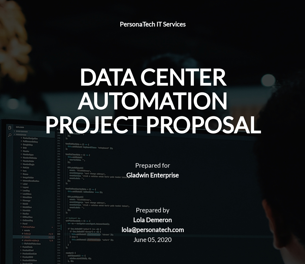 Simple IT Project Proposal Template