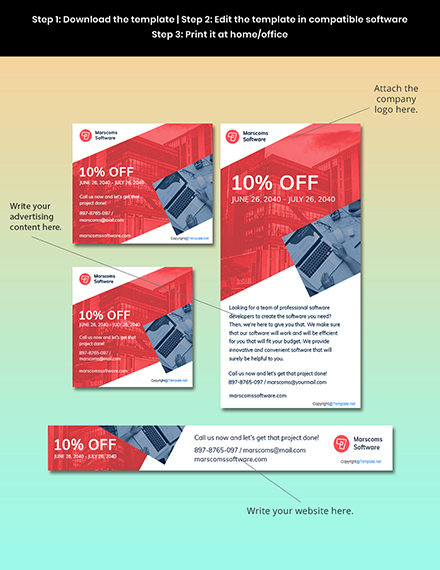 Free Creative Software AD Template - HTML5 | Template.net