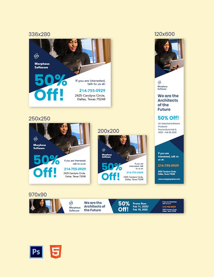 Software Agency AD Template - Download in PSD, HTML5 | Template.net