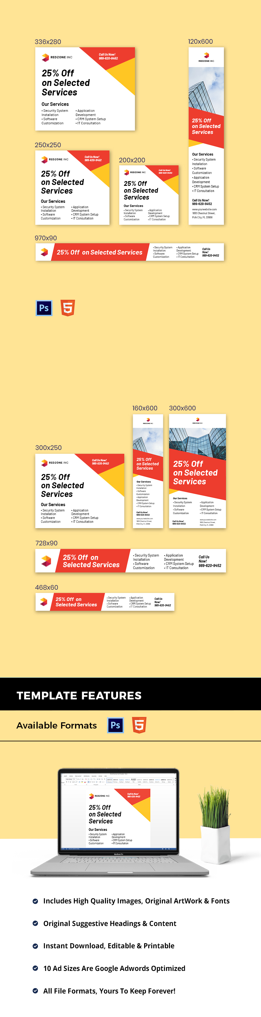 Software Company AD Template - HTML5, PSD | Template.net