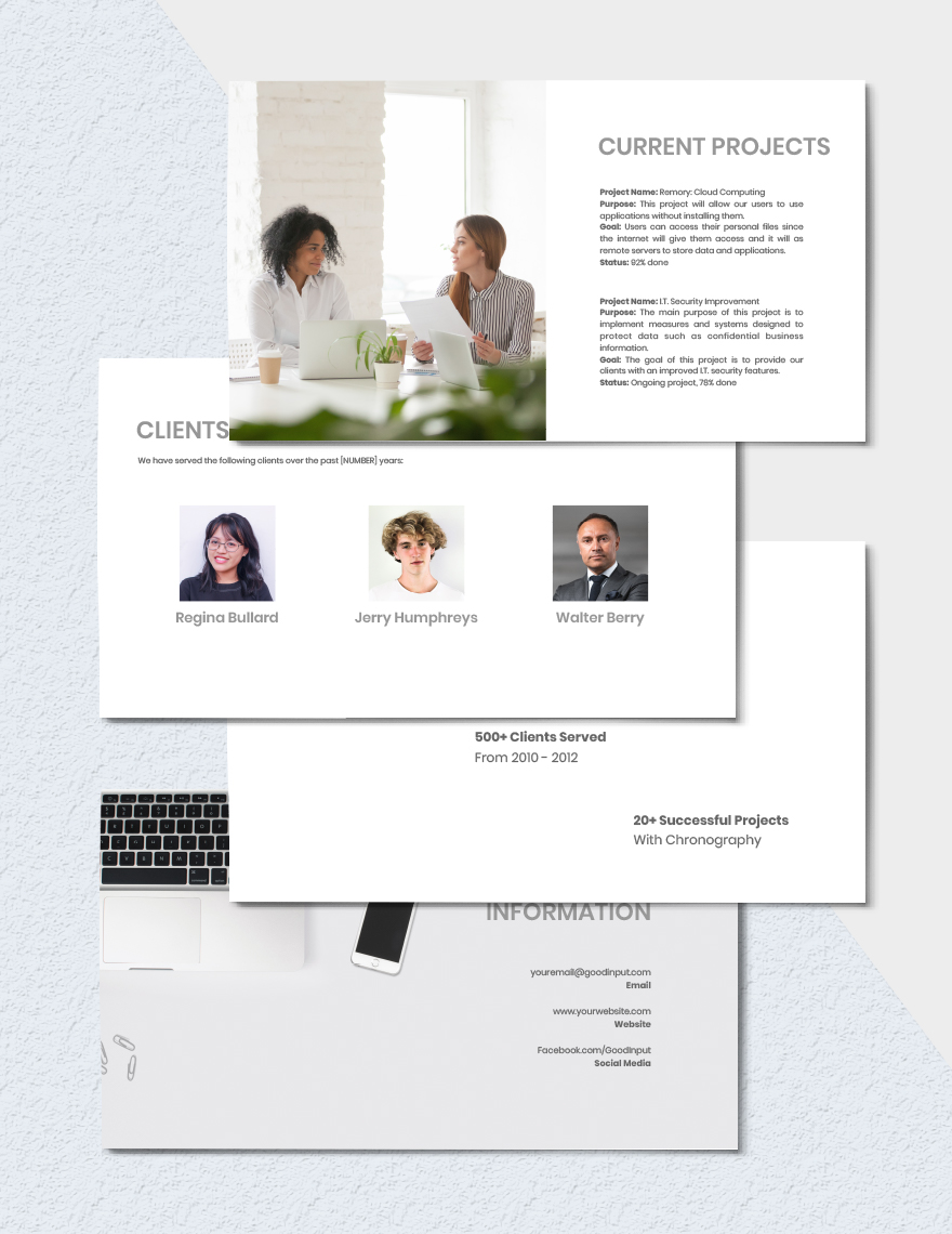 IT Project Presentation Template - Download in PDF, PowerPoint, Google ...