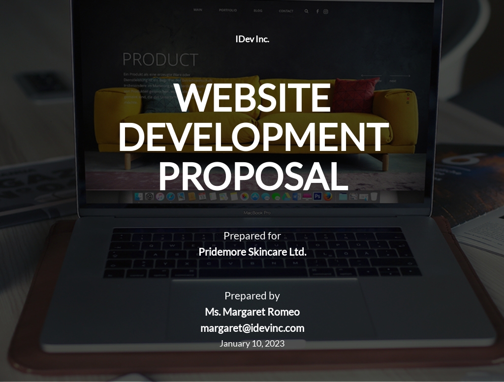 24 FREE Development Proposal Templates Edit Download Template