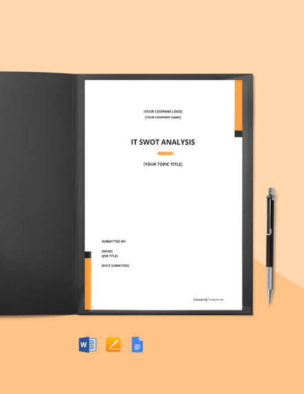Free Editable IT Swot Analysis Template - Google Docs, Word | Template.net