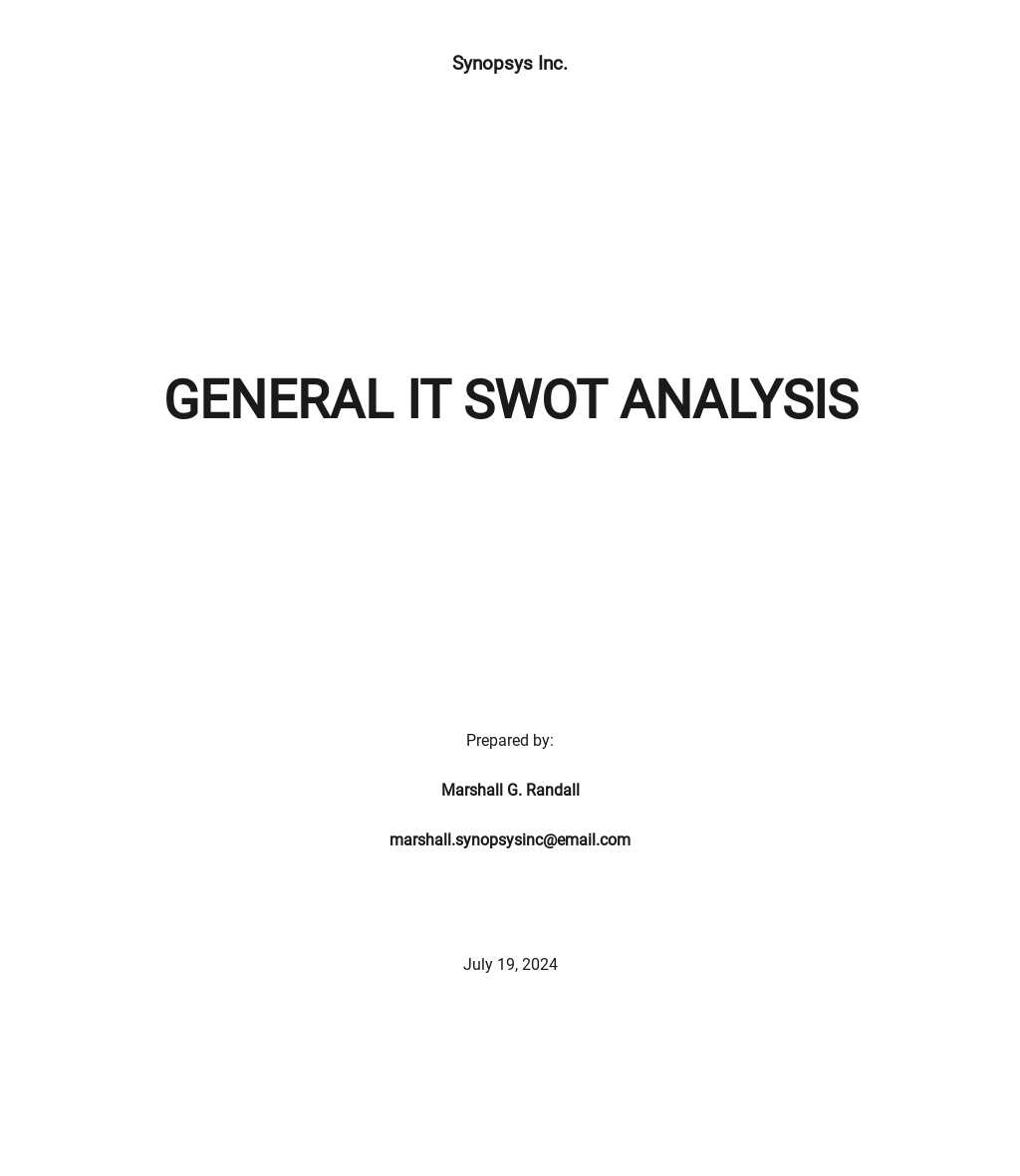 Software Competitor Analysis Template - Google Docs, Word, Apple Pages ...