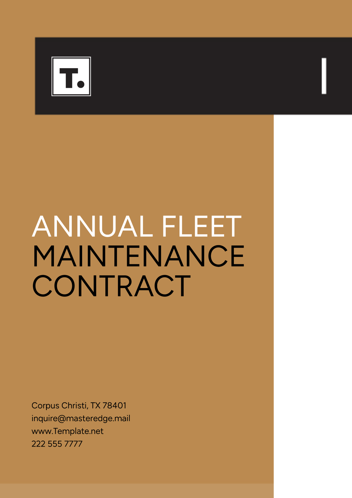 Free Annual Maintenance Contract Templates Editable And Printable