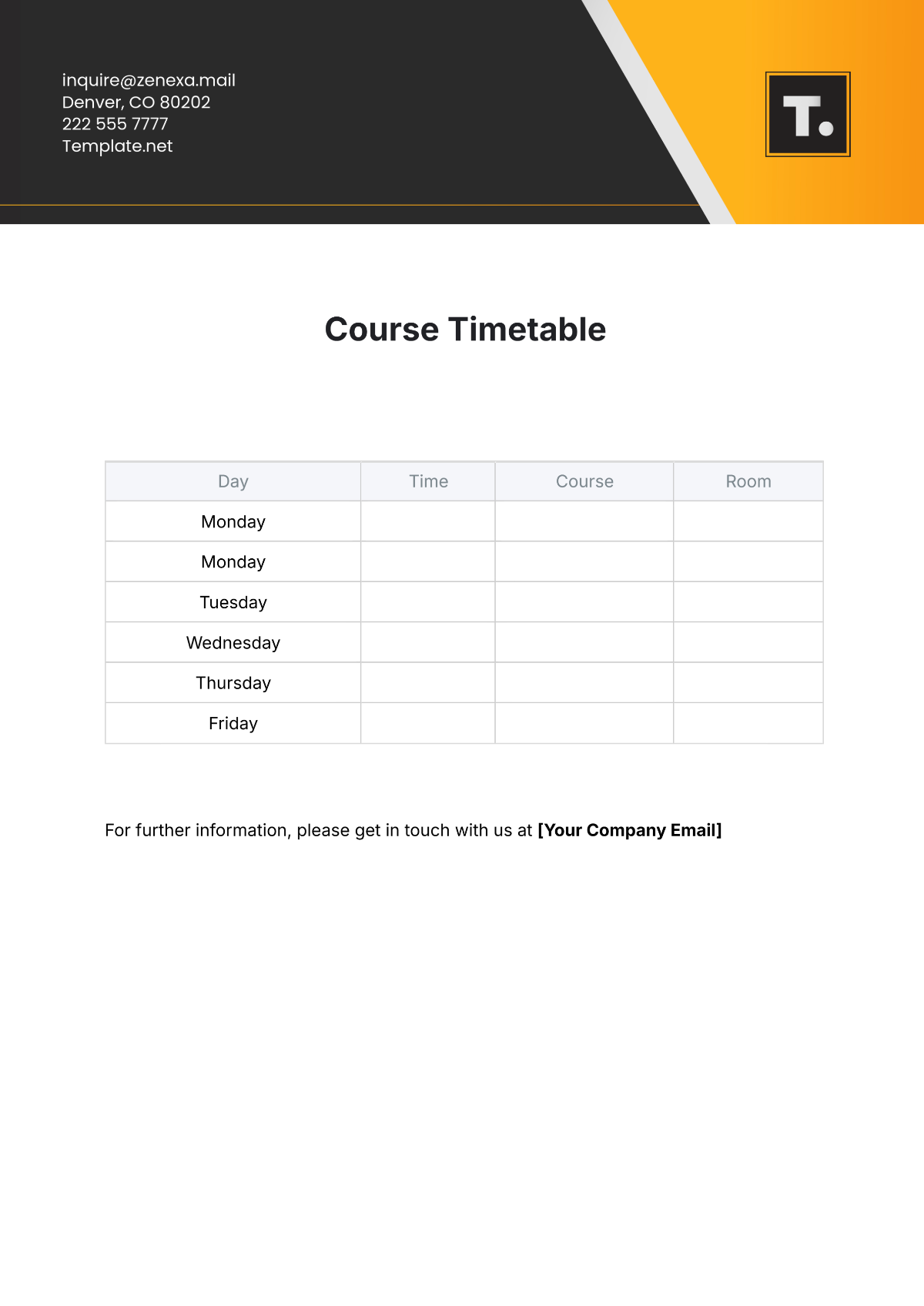 Free AI Timetable Generator Free Timetable Maker Online