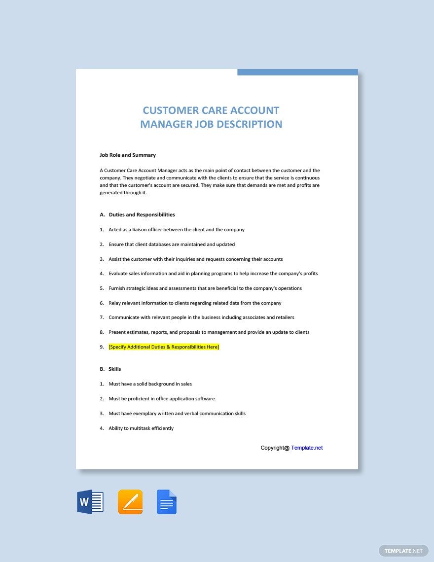 Customer Care Word Templates Design Free Download Template customer-care-word-templates-design-free-download-template