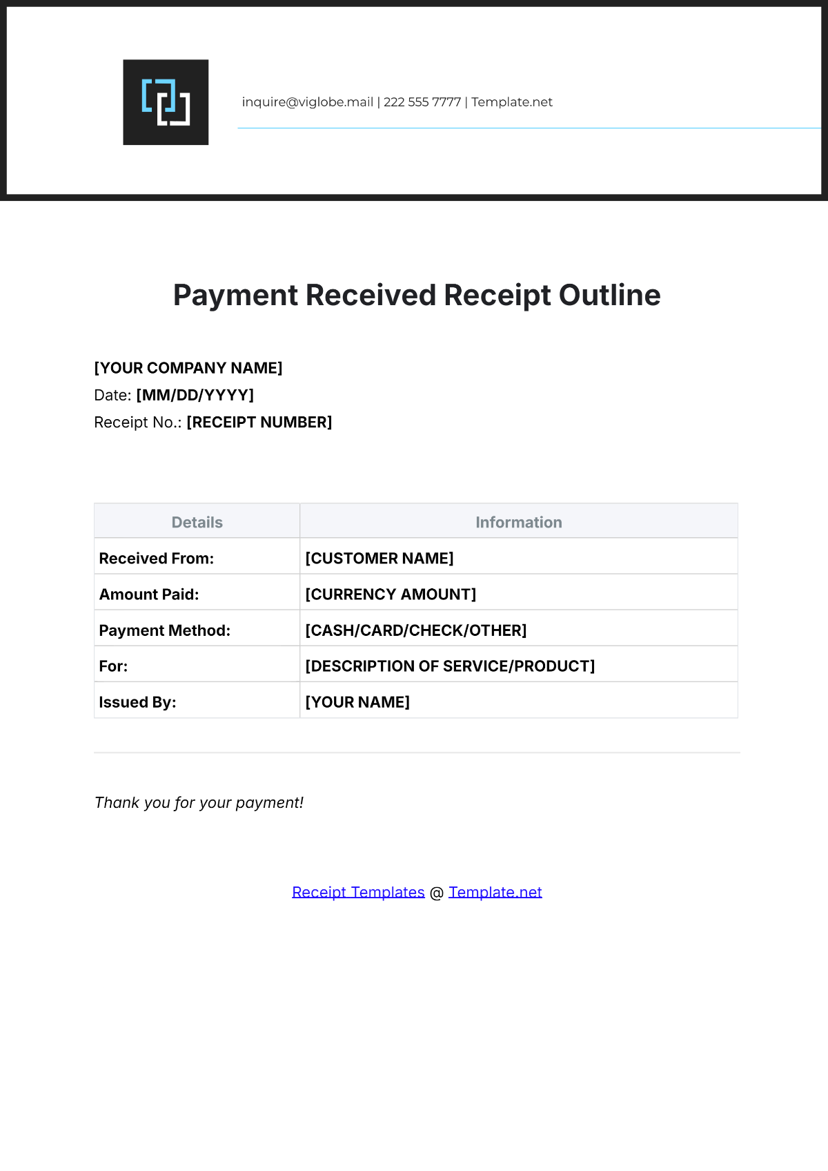 Free Payment Confirmation Receipt Template To Edit Online Free Payment Confirmation Receipt Template To Edit Online