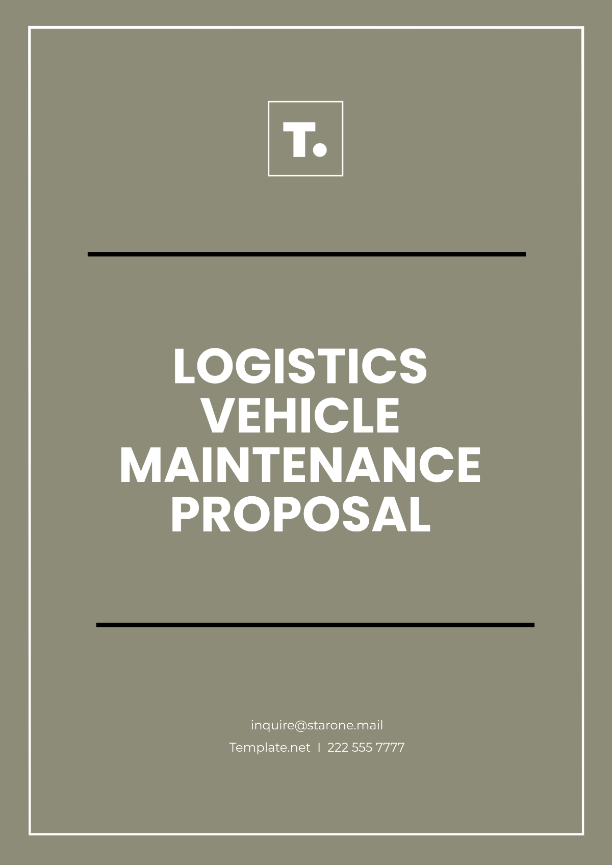 Free Maintenance Proposal Templates Editable And Printable