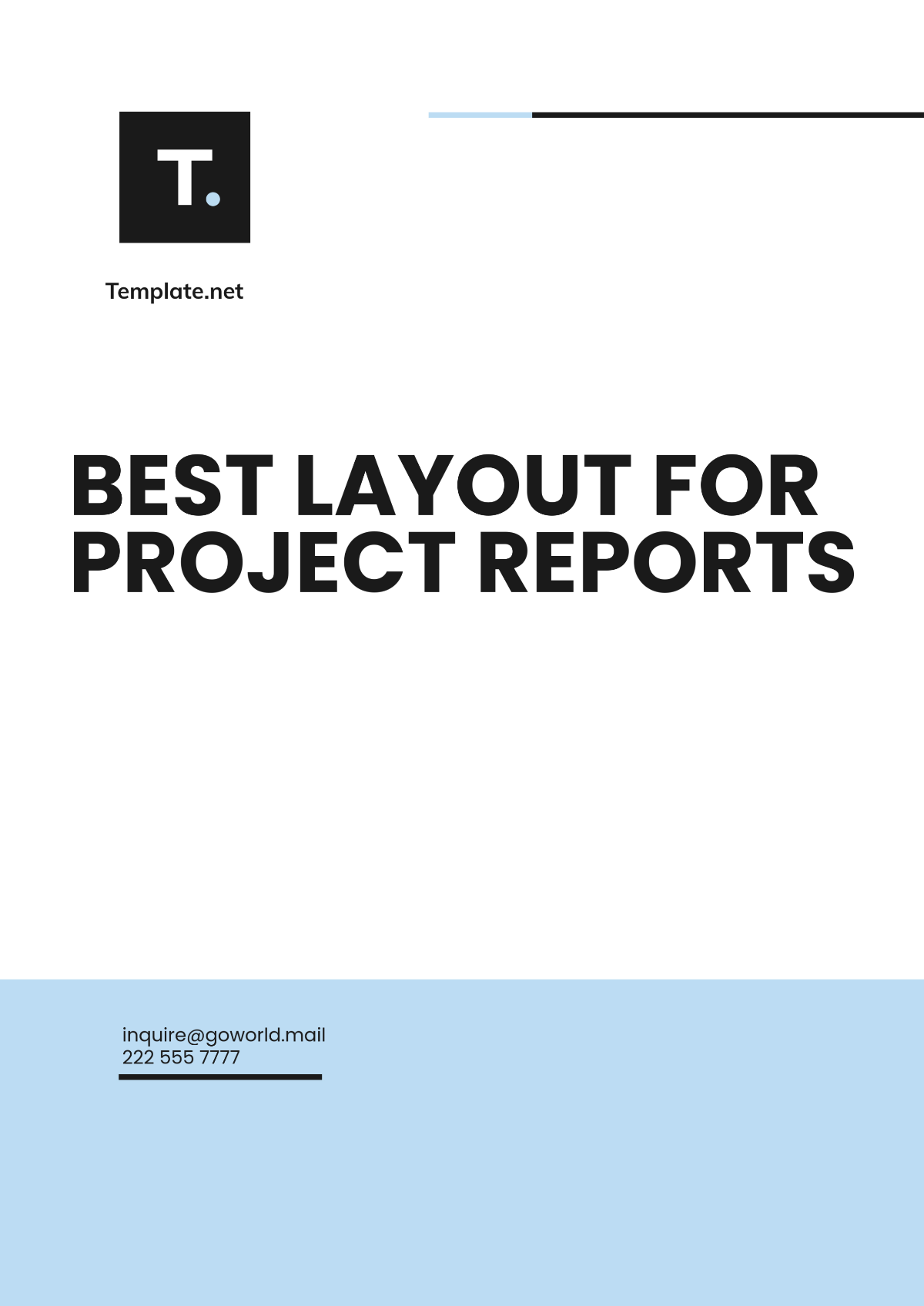 Free Project Management Report Templates To Edit Online And Print