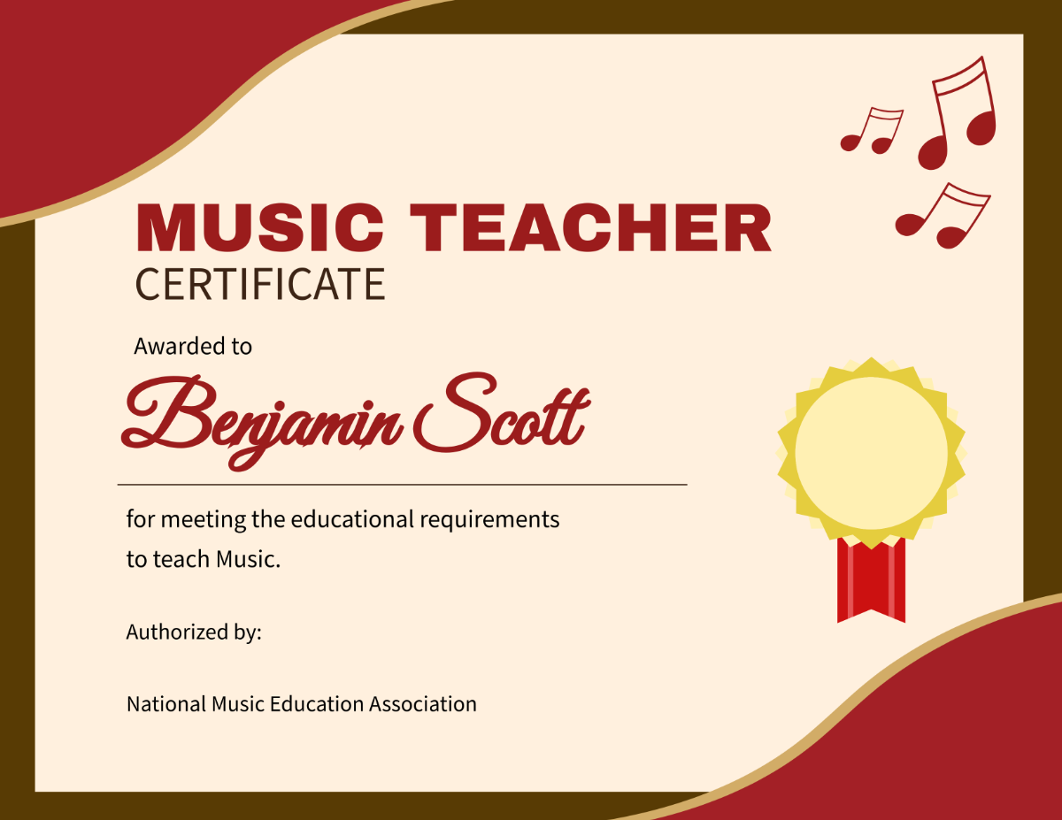 Free Printable Teacher Certificate Templates To Customize Online