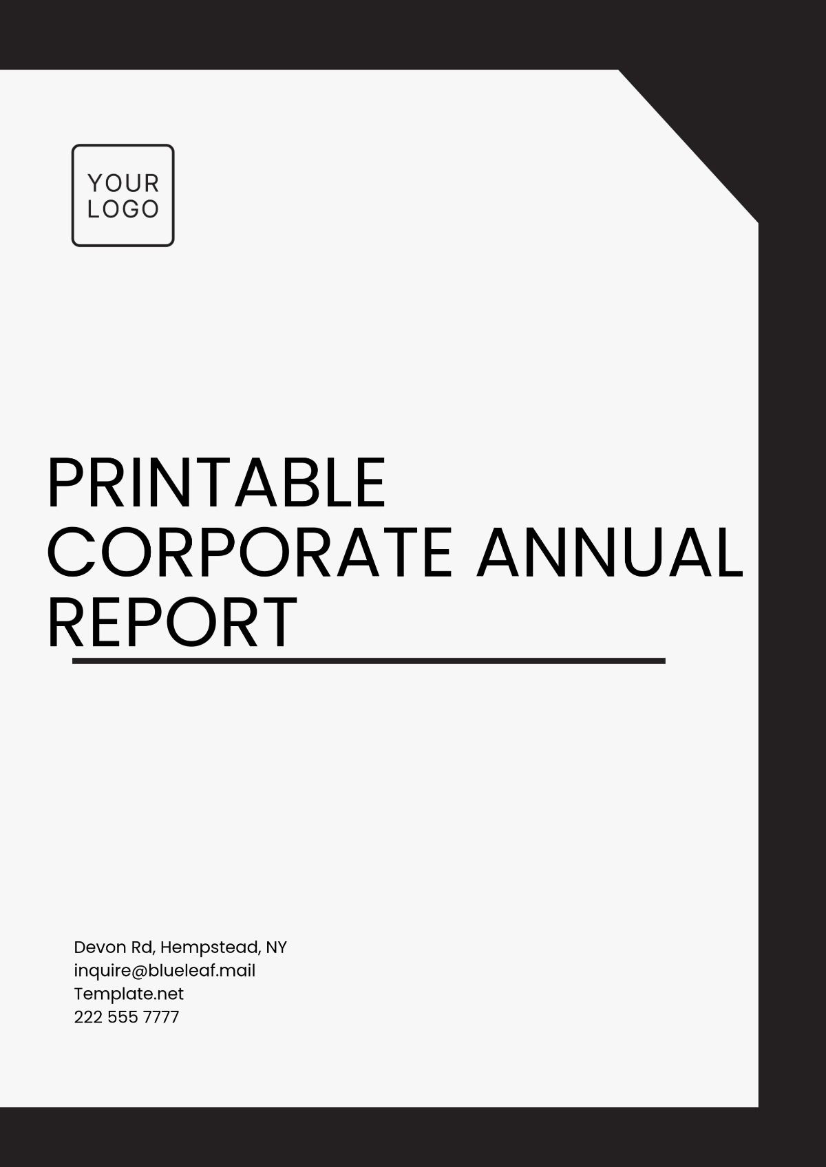 Chairman s Annual Report Template Colomboalumni