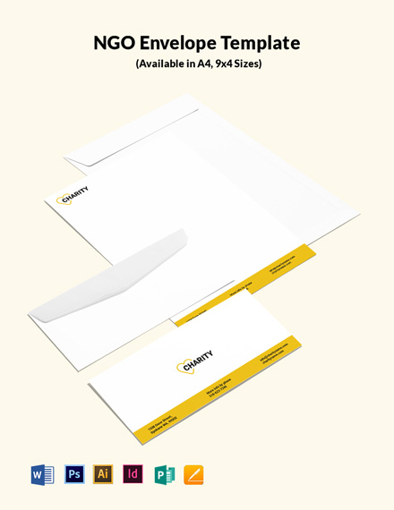 Training Center Envelope Template - PSD | Illustrator
