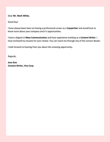 Letter Of Interest For Internal Job Posting Template - Google Docs ...