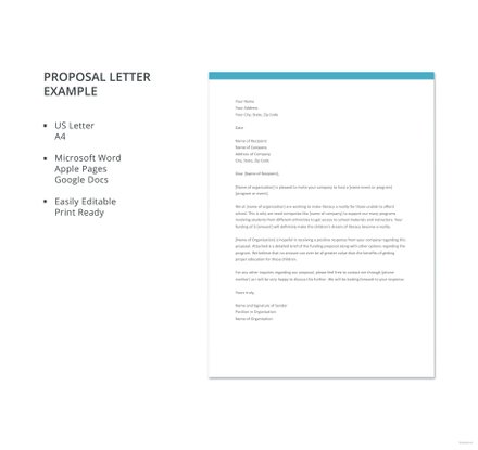 Retirement Letter Example in Microsoft Word, Apple Pages, Google Docs ...