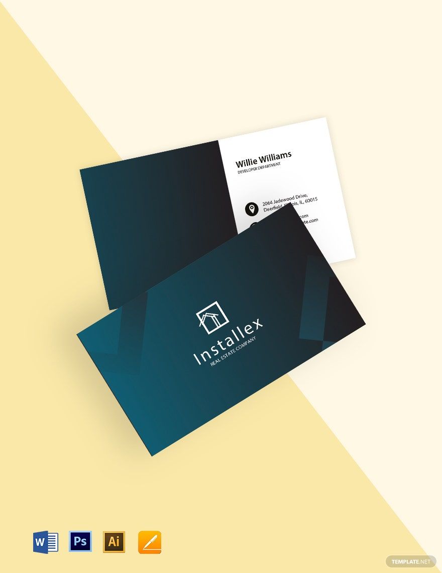 Free Creative Software Developer Business Card Template - Google Docs ...