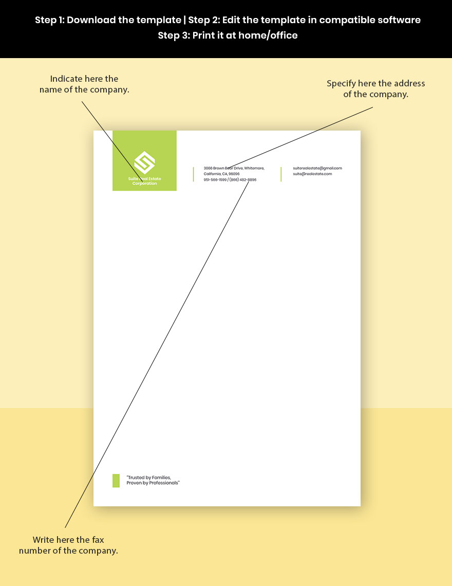Real Estate Development Letterhead Template - Google Docs, Word ...