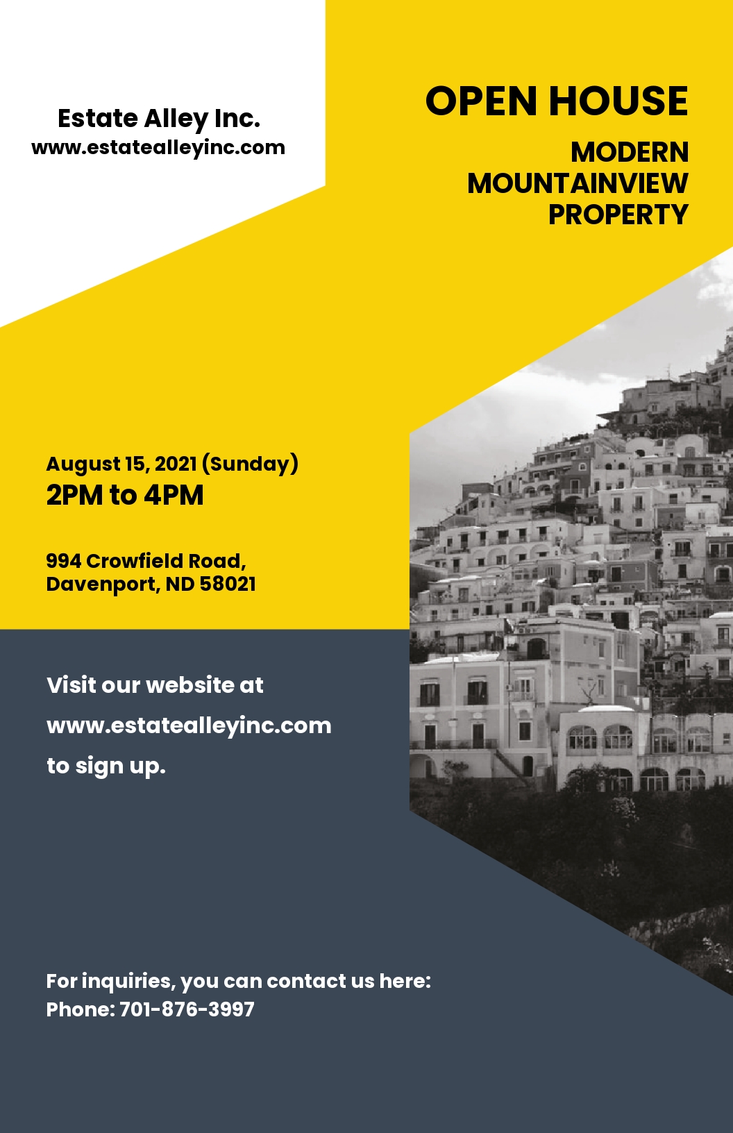 Free Creative Real Estate Poster Template