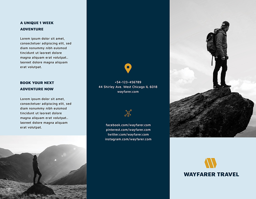 Travel Brochure Template - Download in PDF, Illustrator, PSD | Template.net