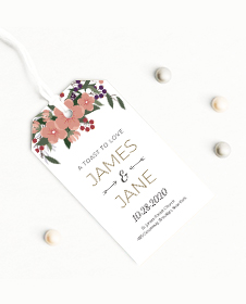 Free Floral Gift Tag Template in Adobe Photoshop, Illustrator ...