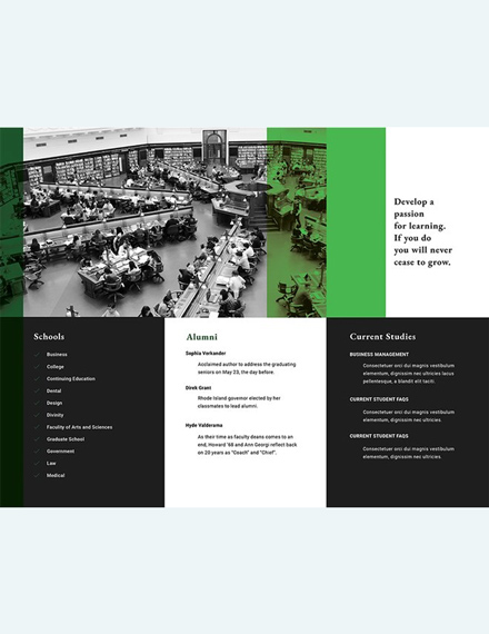 Creative College Brochure Template - Illustrator, InDesign, Word, Apple ...