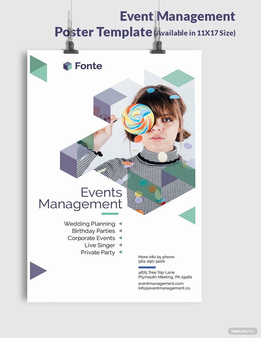 Sample Event Poster Template - Illustrator, Apple Pages, PSD | Template.net