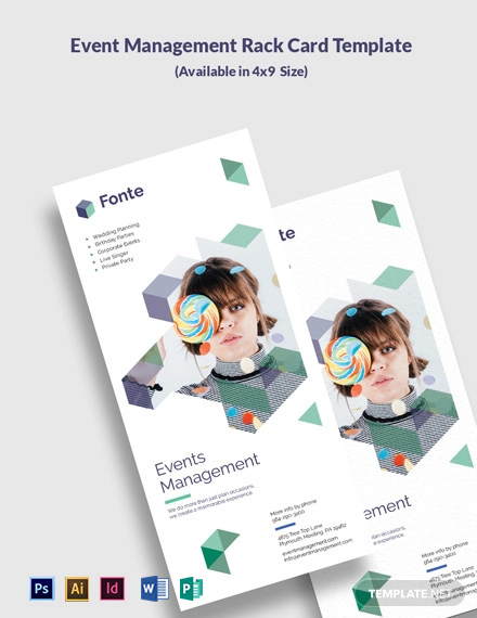 Corporate Event Rack Card Template - Download in Word, Illustrator, PSD ...