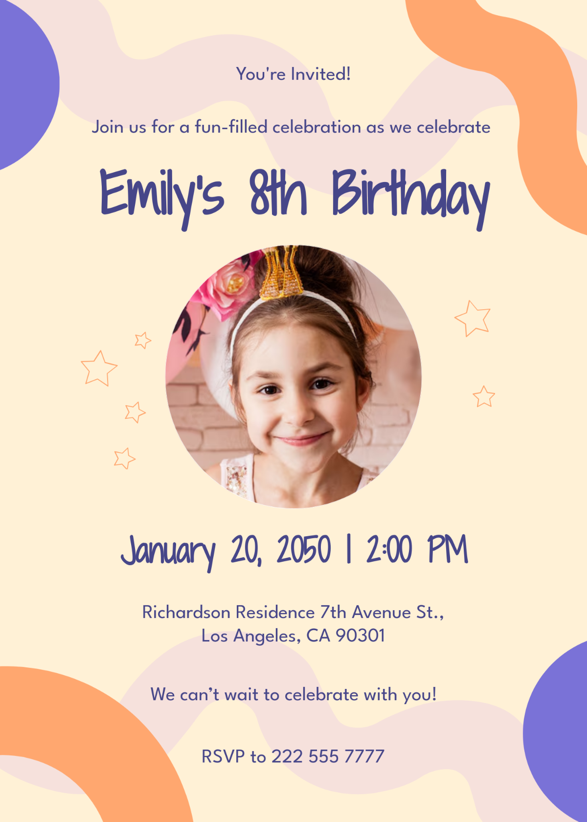 Free Cinnamoroll Birthday Invitation Template Edit Online Download