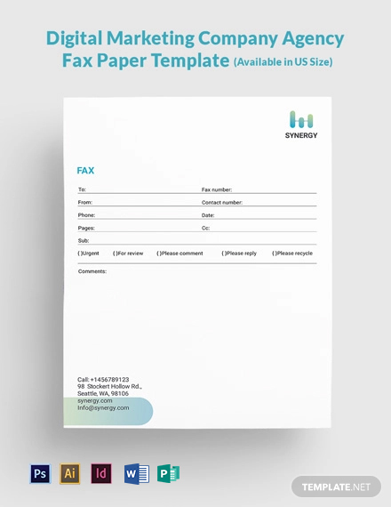 Free Insurance Agency Fax Paper Template - Download in Word, Google ...