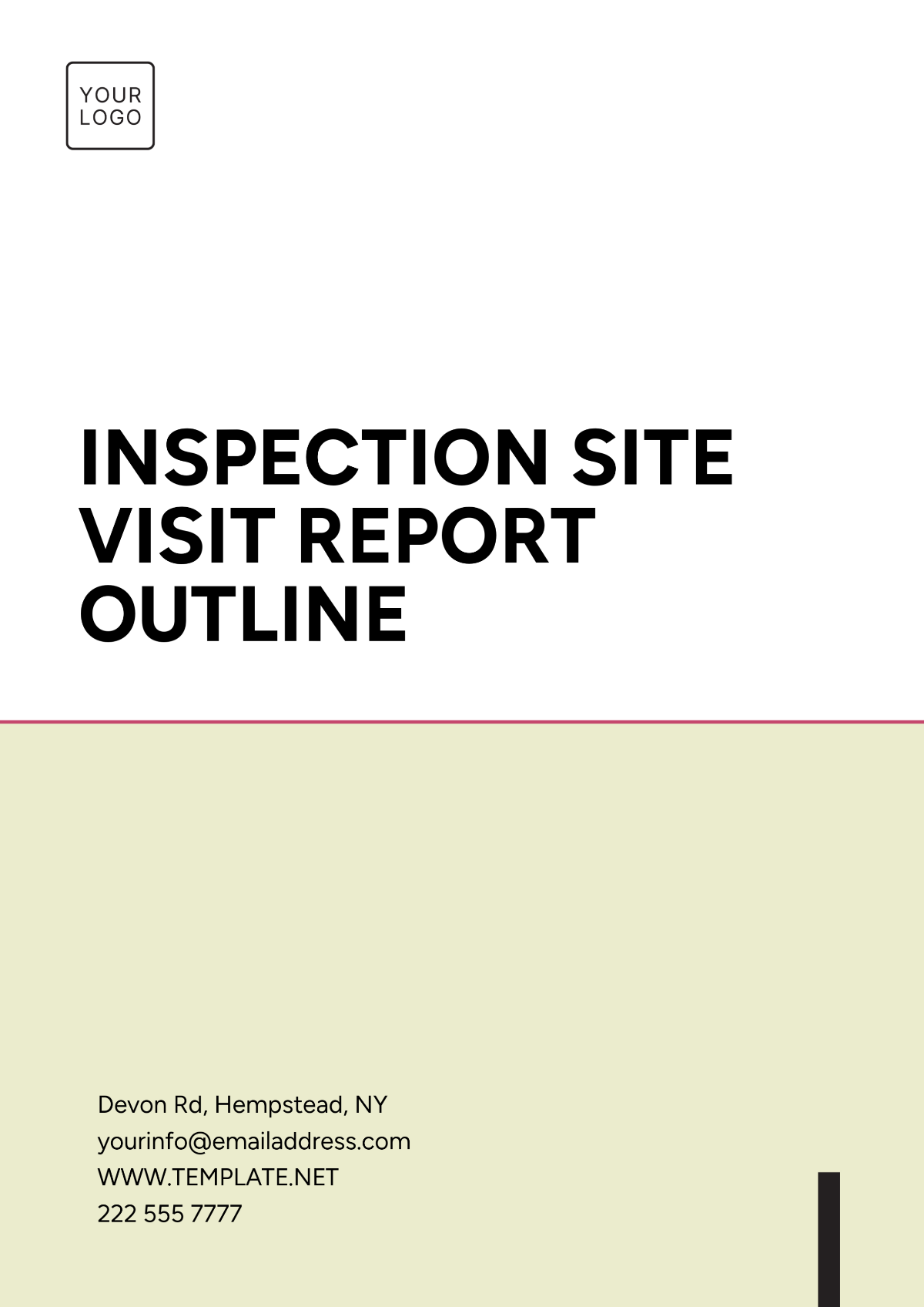 Free Site Visit Report Templates To Edit Online And Print Free Site Visit Report Templates To Edit Online And Print