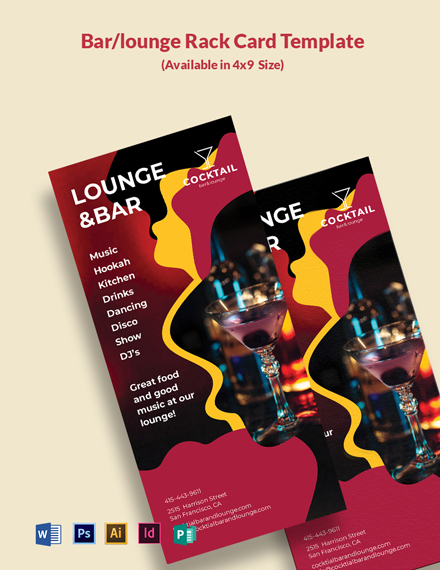 Kids Art Camp Rack Card Template