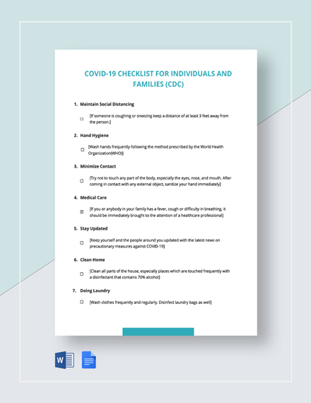 Coronavirus COVID-19 Screening Checklist for Visitors and Employees ...