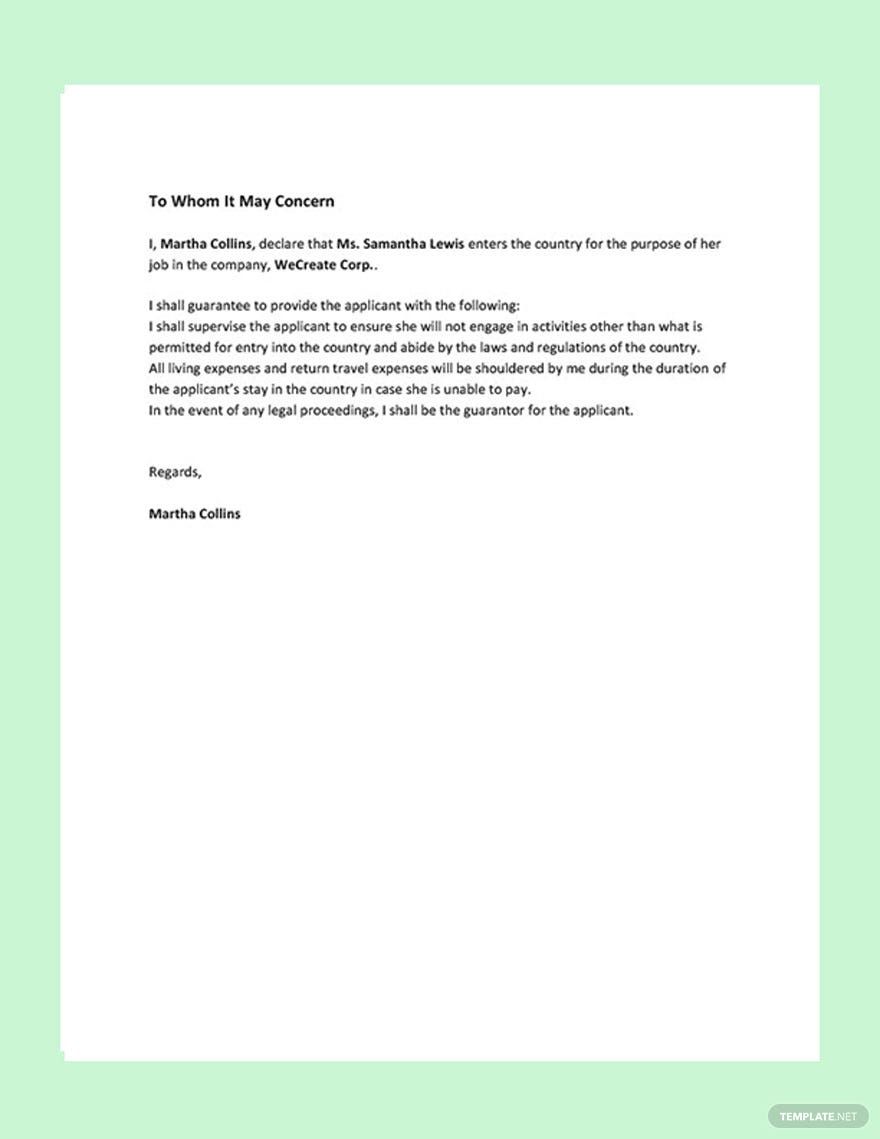 Editable Guarantee Letter Templates In PDF To Download