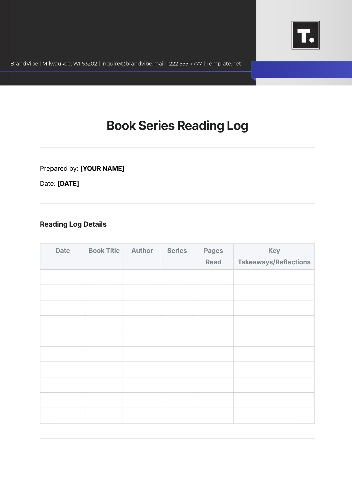 Free Book Review Templates Editable And Printable