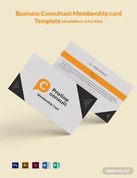 Fan Club Membership Card Template - Download in Word, Illustrator, PSD ...