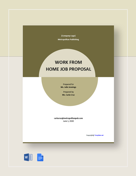 FREE Sample Work From Home Business Plan - Word | Google Docs ...