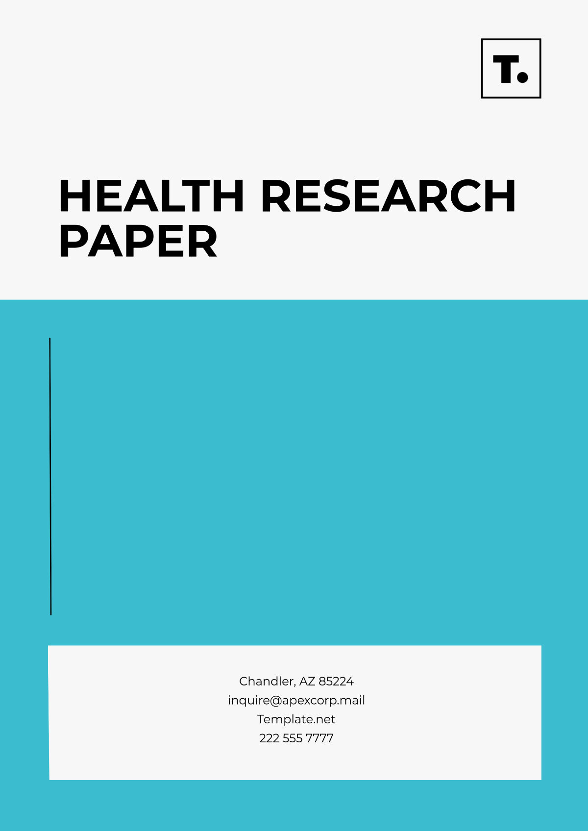 Free Healthcare Research Paper Template To Edit Online Free Healthcare Research Paper Template To Edit Online
