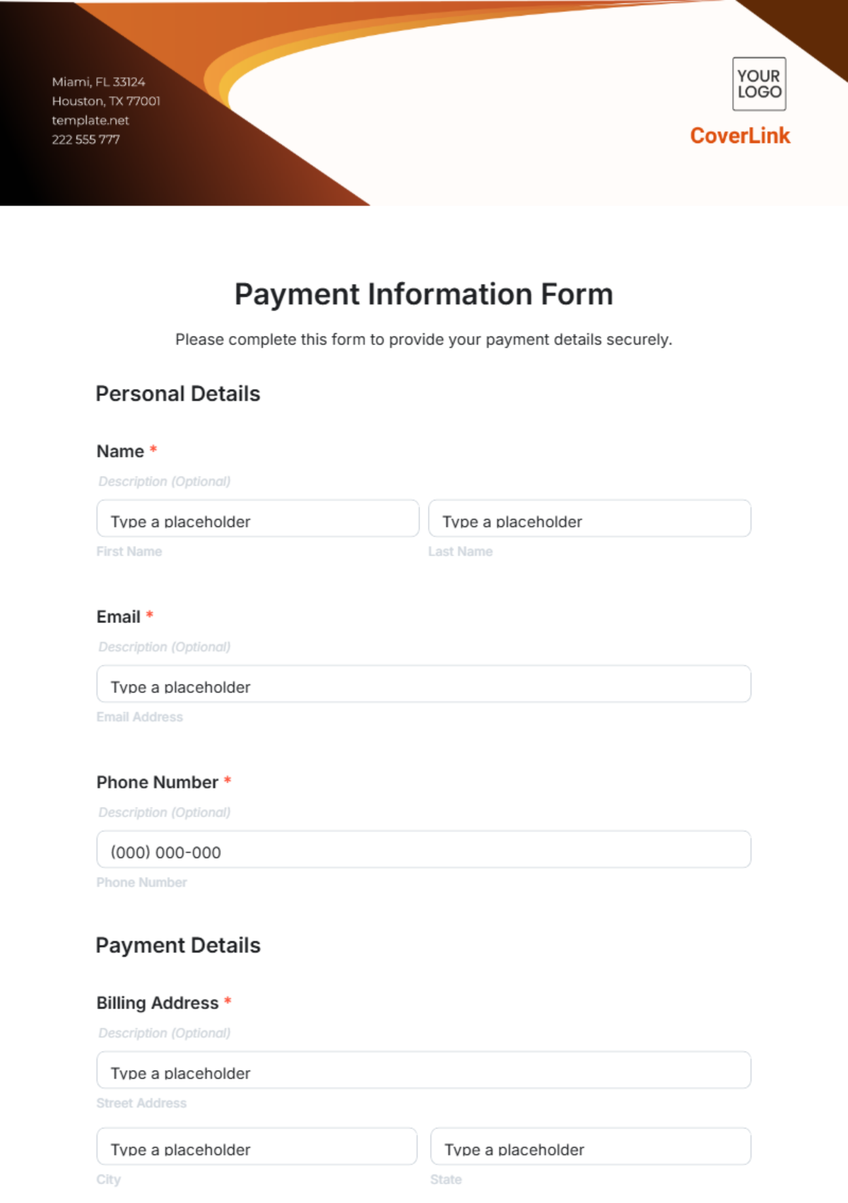 Free Risk Information Form Template Edit Online Download Template Free Risk Information Form Template Edit Online Download Template